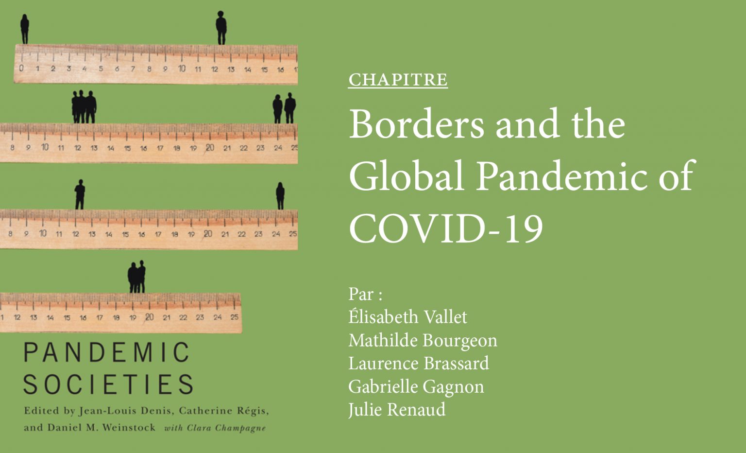 Borders and the Global Pandemic of COVID-19 - Chaire Raoul-Dandurand en ...